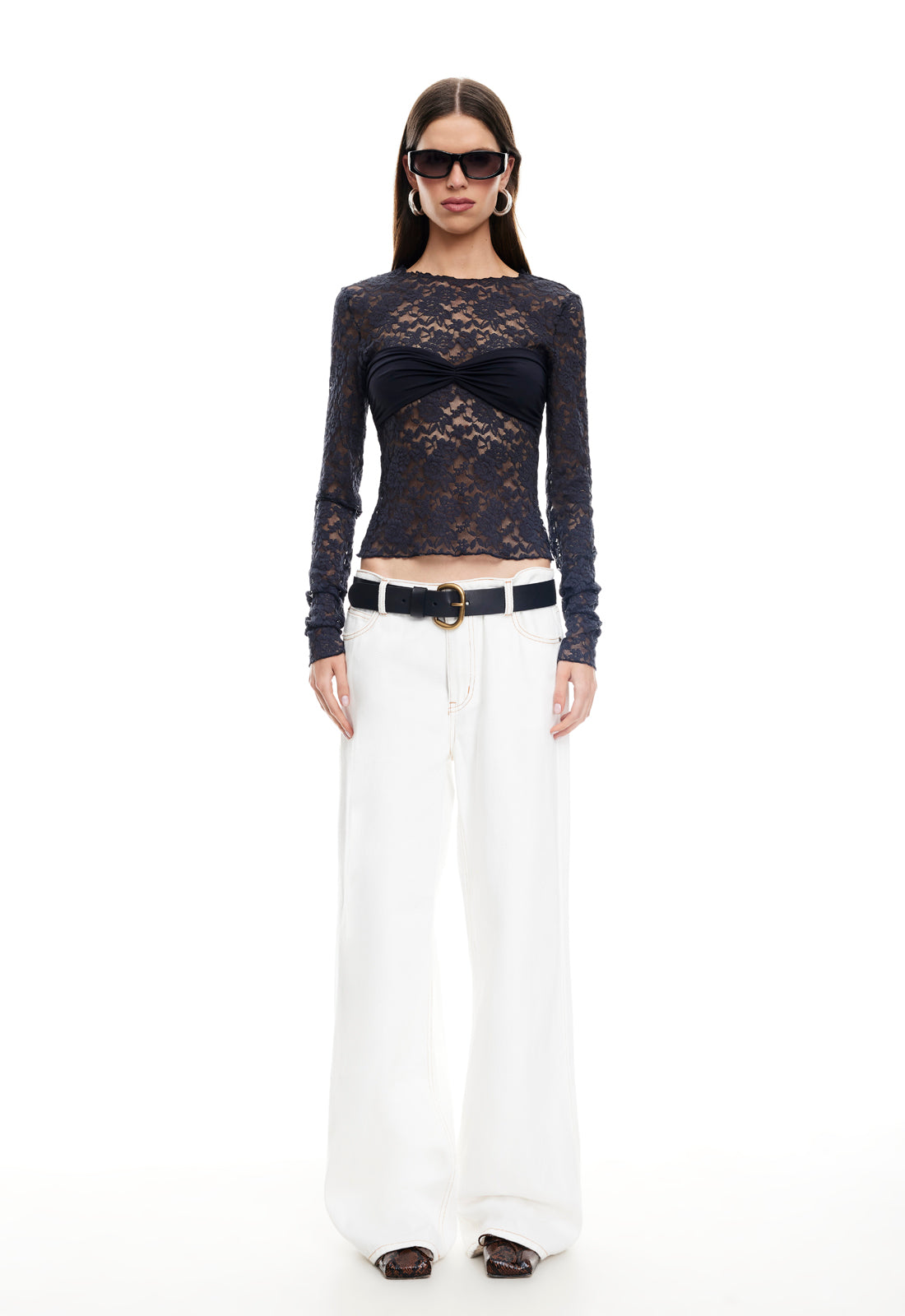 TOP MODEL JEAN - PORCELAIN – LIONESS FASHION