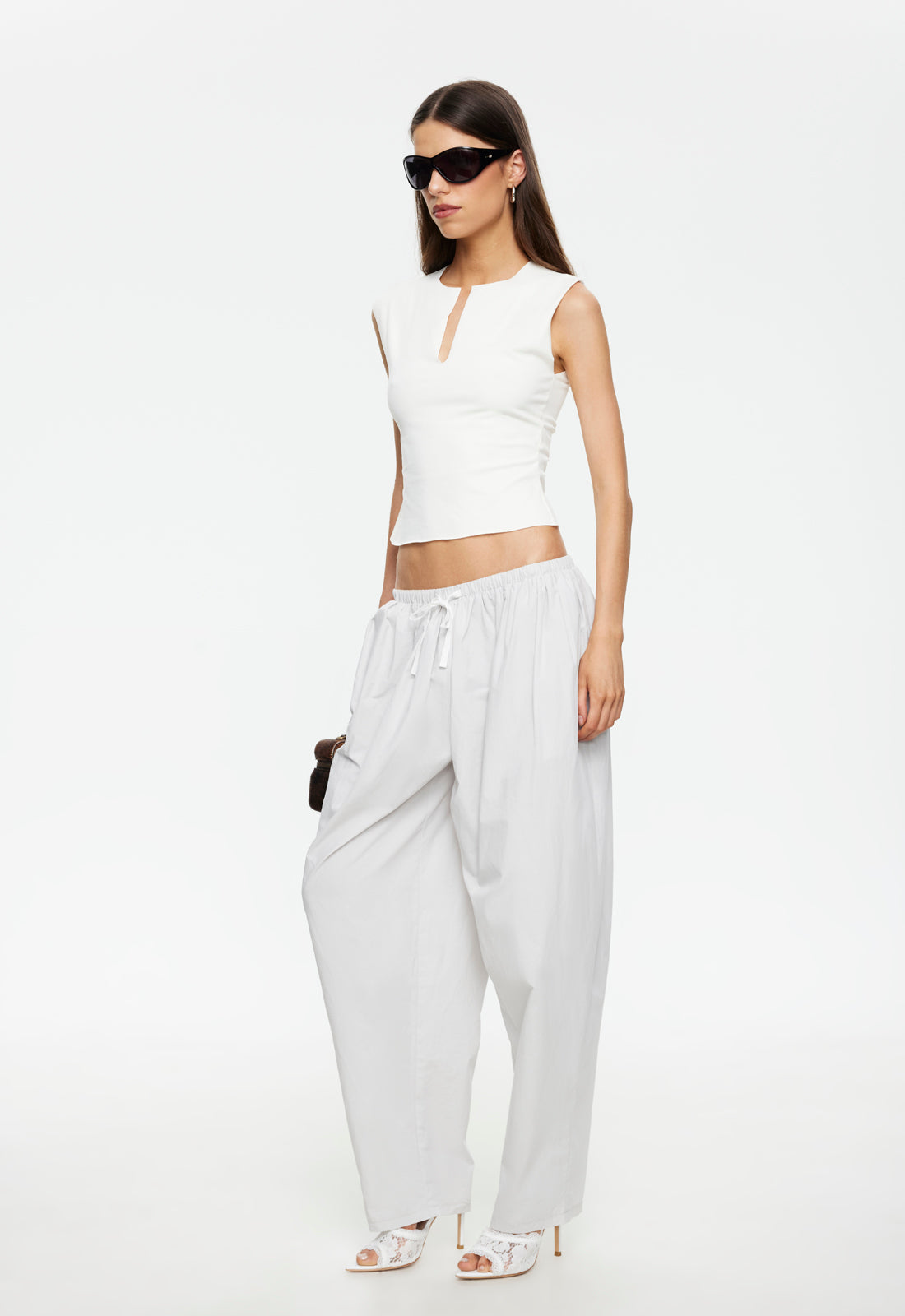AURA PANT - GREY MARLE – LIONESS FASHION